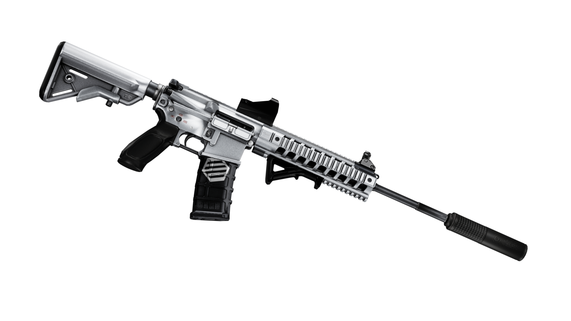 M4 ARCTIC WHITE CHR - Custom Fivem Weapons - Addon Gun Packs