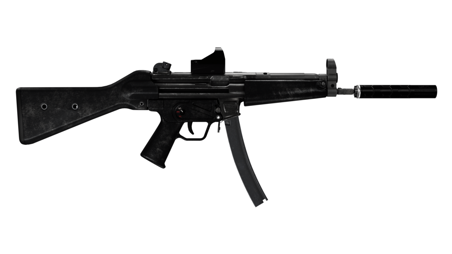 FIVEM WEAPON MP5 CHR - Custom Fivem Weapons - Addon Gun Packs