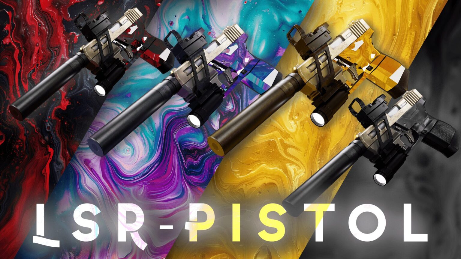 FIVEM WEAPONS LSR-Pistol CHR - Custom Fivem Weapons - Addon Gun Packs